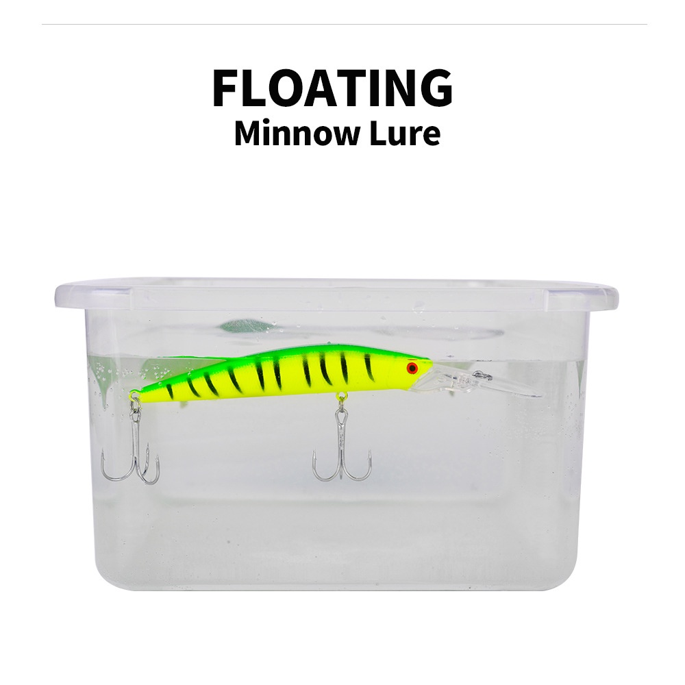 SHILIHUI 1pcs Floating Fishing Lure 14.5cm 15.5g Hard Artificial Minnow ...