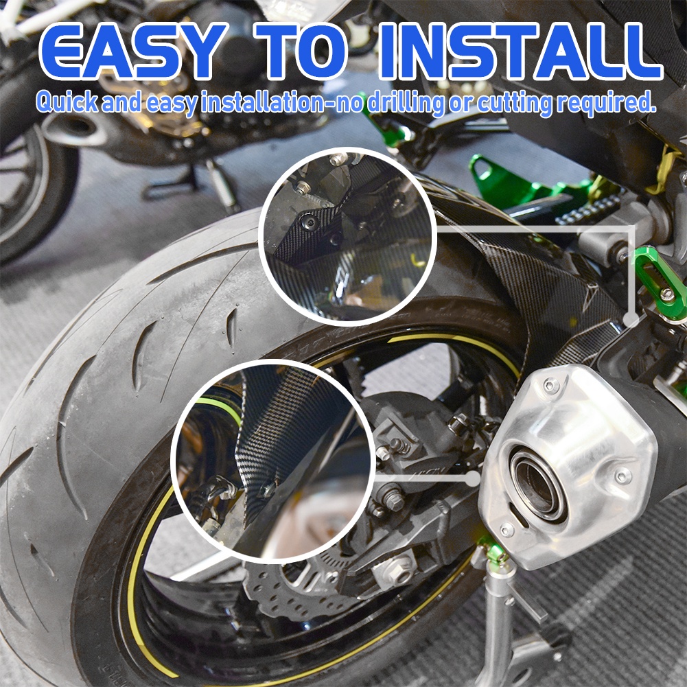 2018 Z900RS Rear Tire Fender Hugger Splash Guard Mudguard Fairing For ...