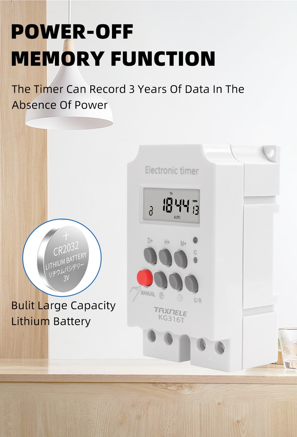 KG316T 7 Days Daily Weekly Digital Electronic Lighting Timer ...