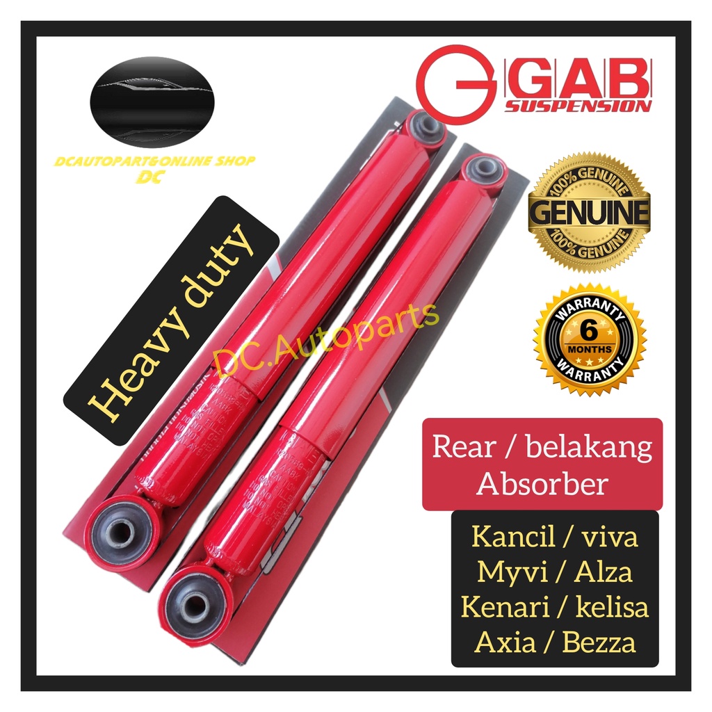 ORIGINAL GAB HEAVY DUTY AXIA BEZZA MYVI /LAGI BEST / ICON /ALZA /VIVA ...