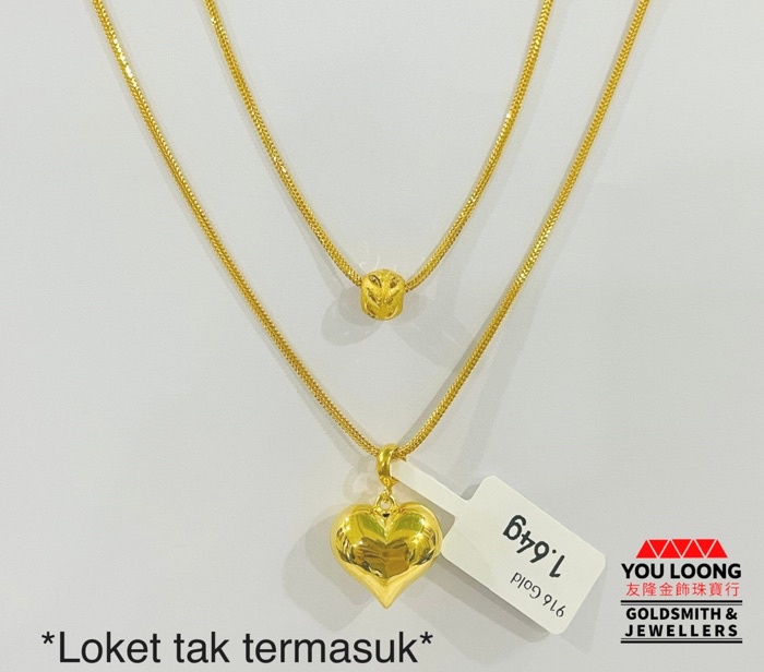 Youloong Rantai leher Pdr Pandora Dragon/Belut bulat padu EMAS916/pdr ...