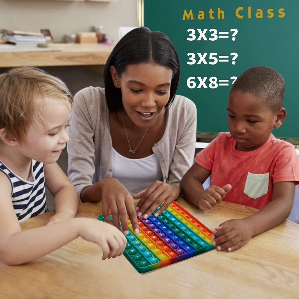 Pop with Numbers Multiplication Table Game Fidget Math Toys,Stress ...