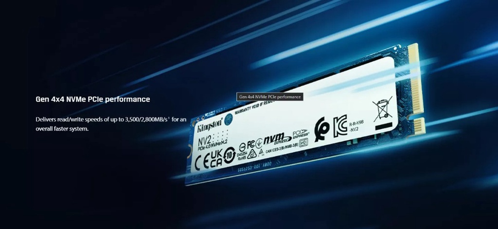 KINGSTON NV1 / NV2 NVMe PCIe 4.0 SSD Internal Solid State Drive 250GB ...