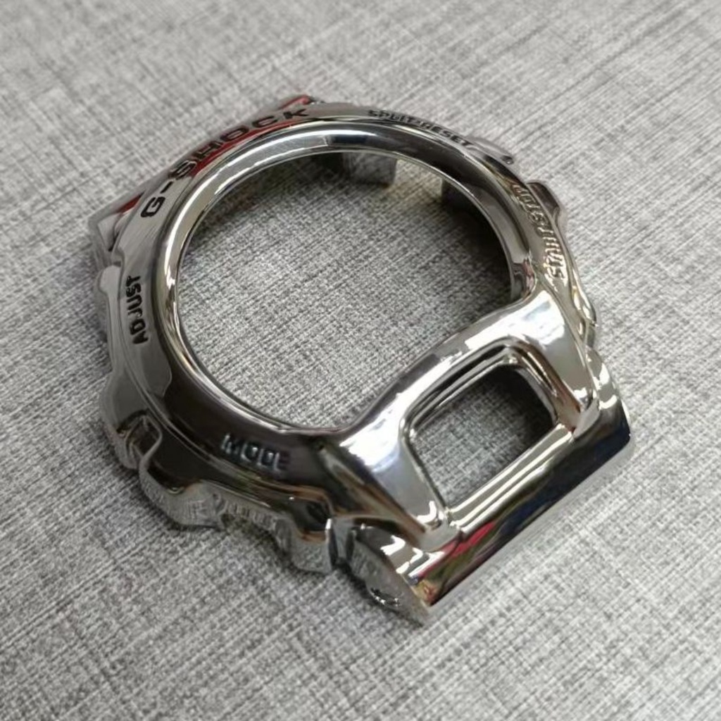 G-Shock DW6900 Metal Cover Mod Stainless Steel Bezel Casio DW-6900 Band ...