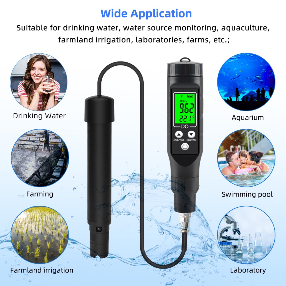 YAGO Smart Bluetooth Dissolved Oxygen Meter Digital Dissolved Oxygen ... YAGO Smart Bluetooth Dissolved Oxygen Meter Digital Dissolved Oxygen ...