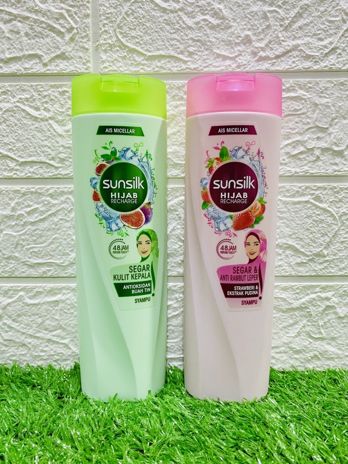 SUNSILK SHAMPOO & HIJAB RECHARGE (300ML/320ML) (NEW PACKAGE WHITE CAP ...