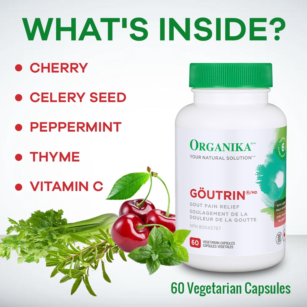 [Ready Stock] Organika Goutrin Gout Supplement - Lower Uric Acid Gout ...