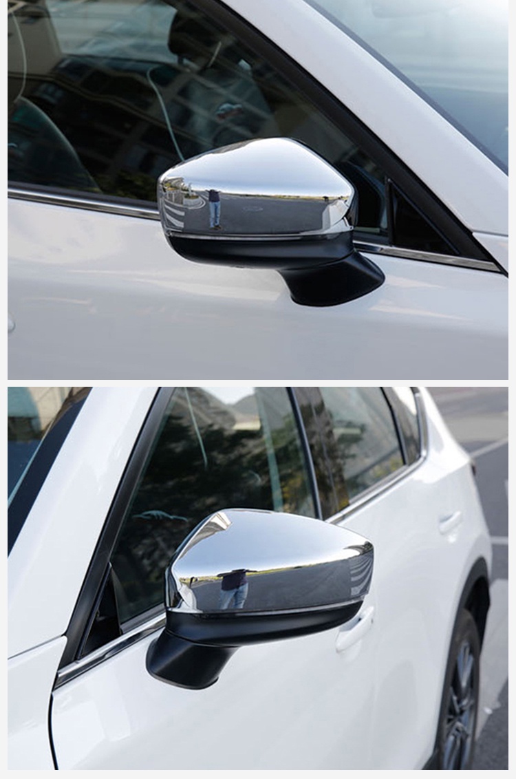 2017-2024 Mazda CX9 CX8 CX5 Side View Door Mirror Cover Carbon Fiber ...