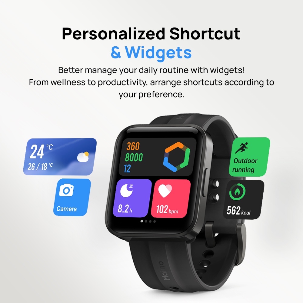 [Ready Stock] Maimo Watch Flow AMOLED Stainless Steel GPS Always-On ...