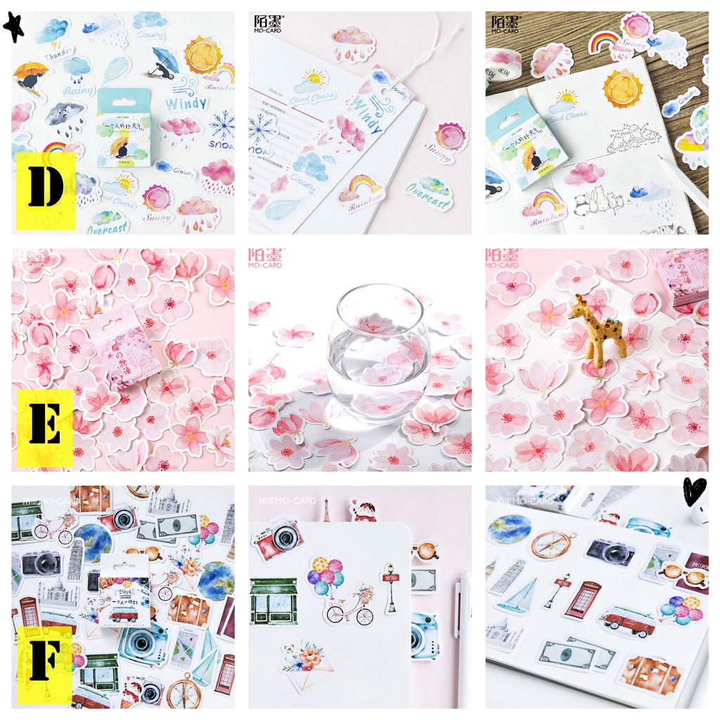 INS Creative Mini Box Series I Deco Stickers DIY Decorations Journal ...