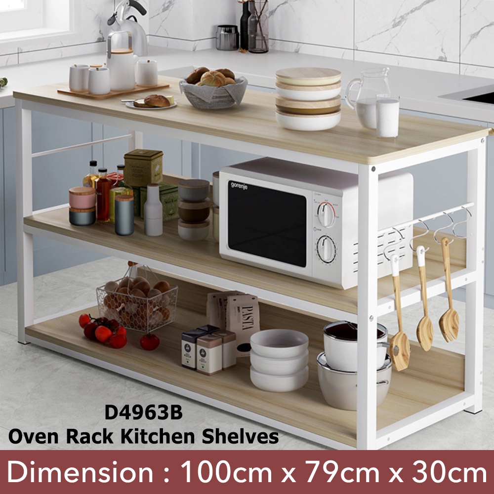 D4963B Oven Rack Kitchen Storage Rack Kitchen Shelves Kitchen Organizer ...
