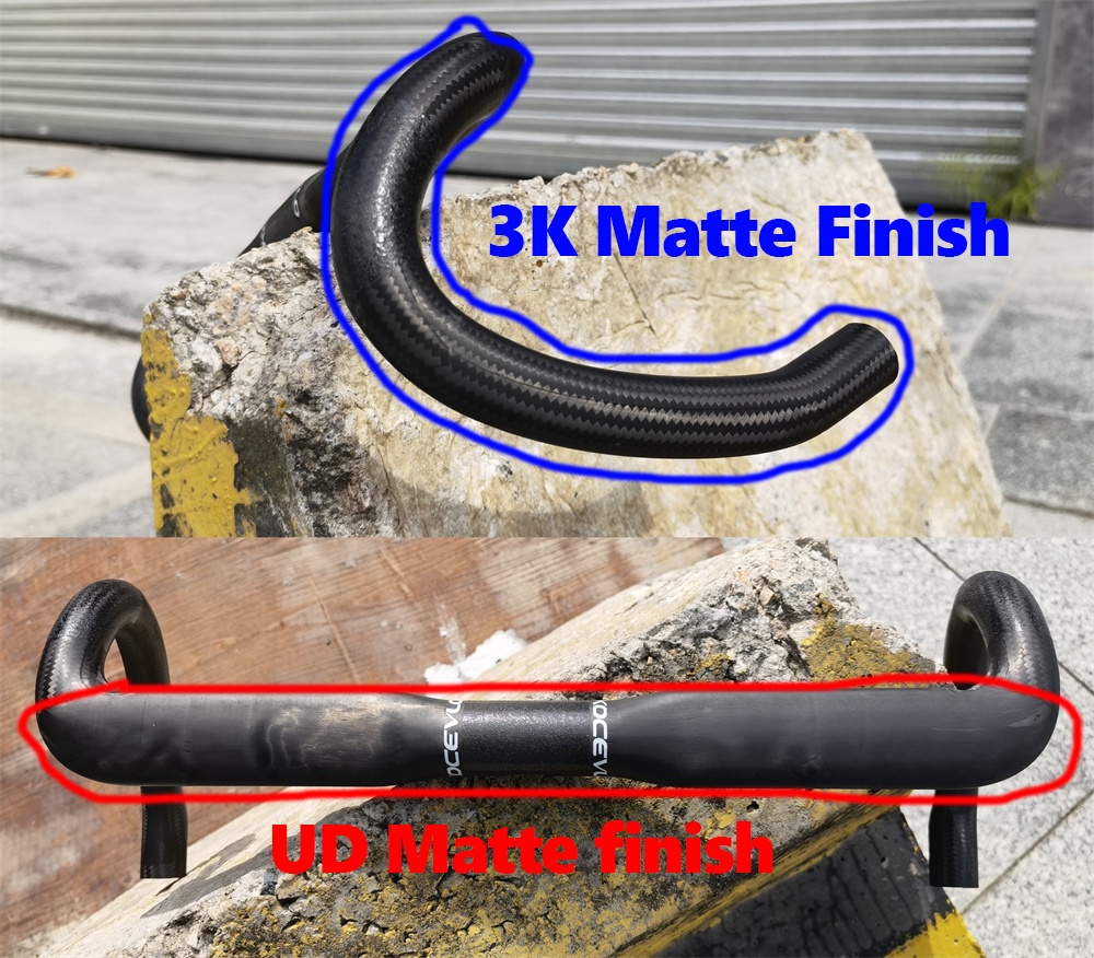 KOCEVLO Road Bike Handlebar Carbon Fiber ultralight Gravel bicycle ...