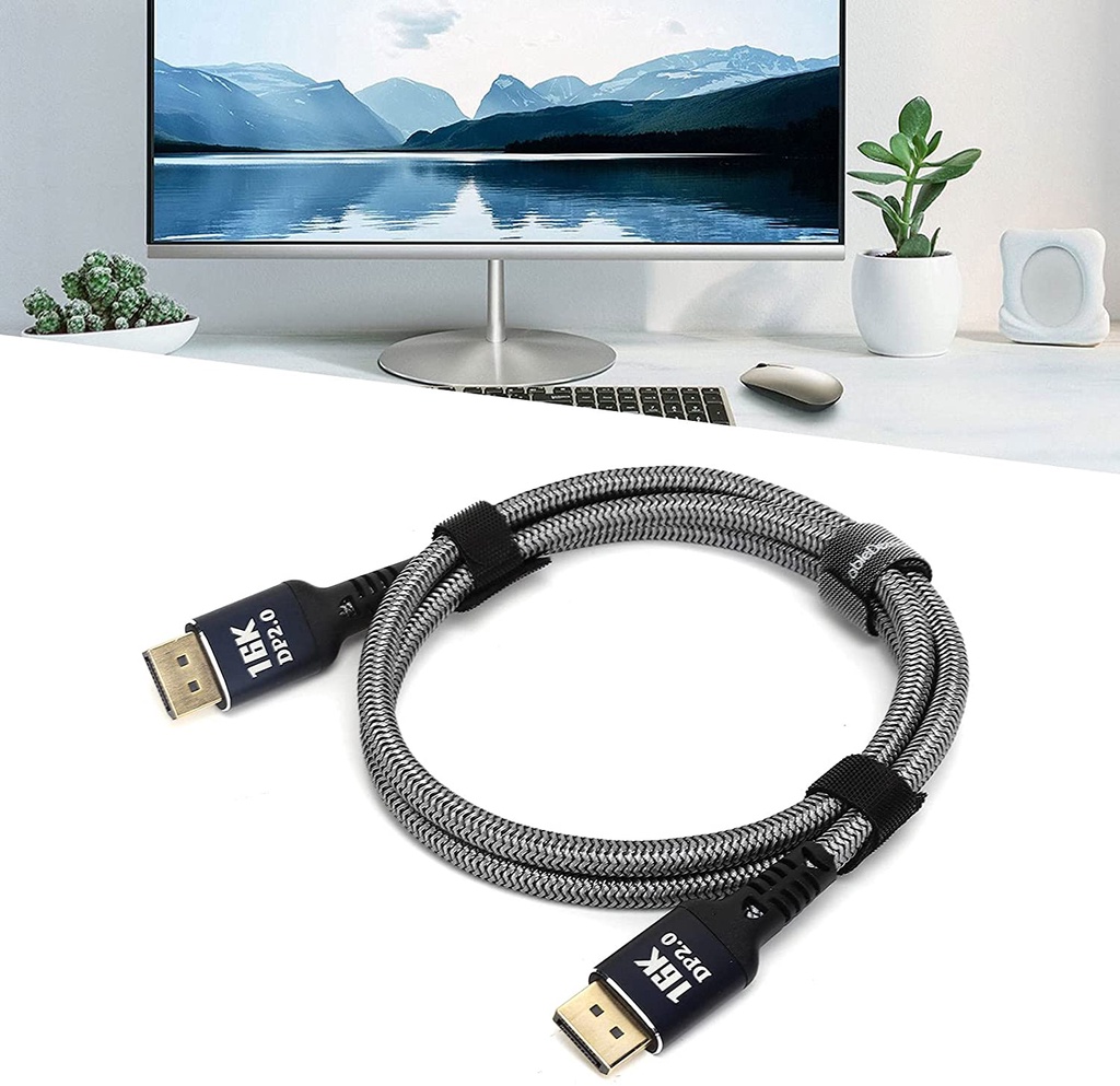 MALL Display Port 2.0 16K Free Sync GSync V1.4 DP Cable Mini ...
