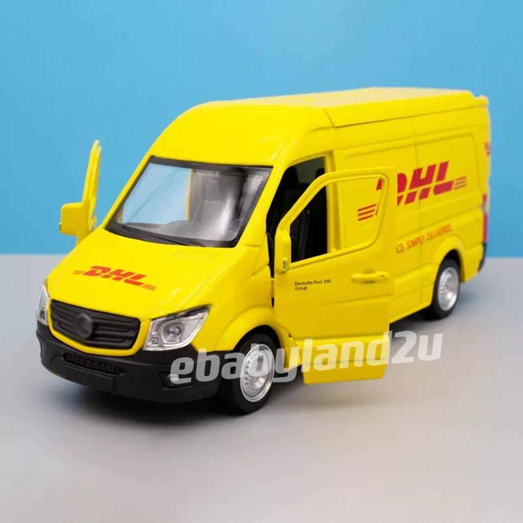 Die Cast Van DHL 1:36 Scale Pull Back Diecast Vehicle Models | Shopee ...