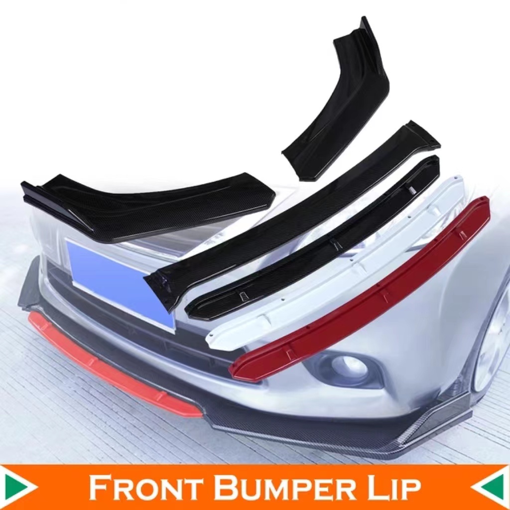 🔥NEW DESIGN🔥Car Universal Front Bumper Diffuser Lip Wrap Angle HIGHT ...
