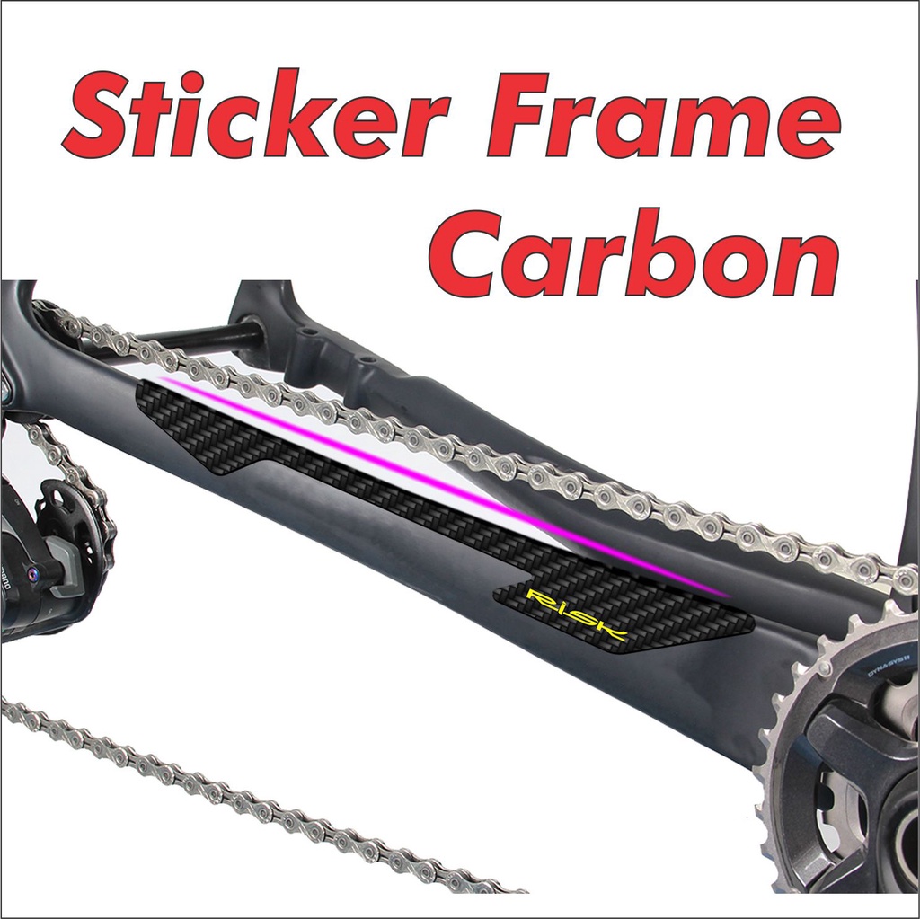 BikersManiac MTB RB Frame Protection Sticker Scratch Prevention Sticker ...