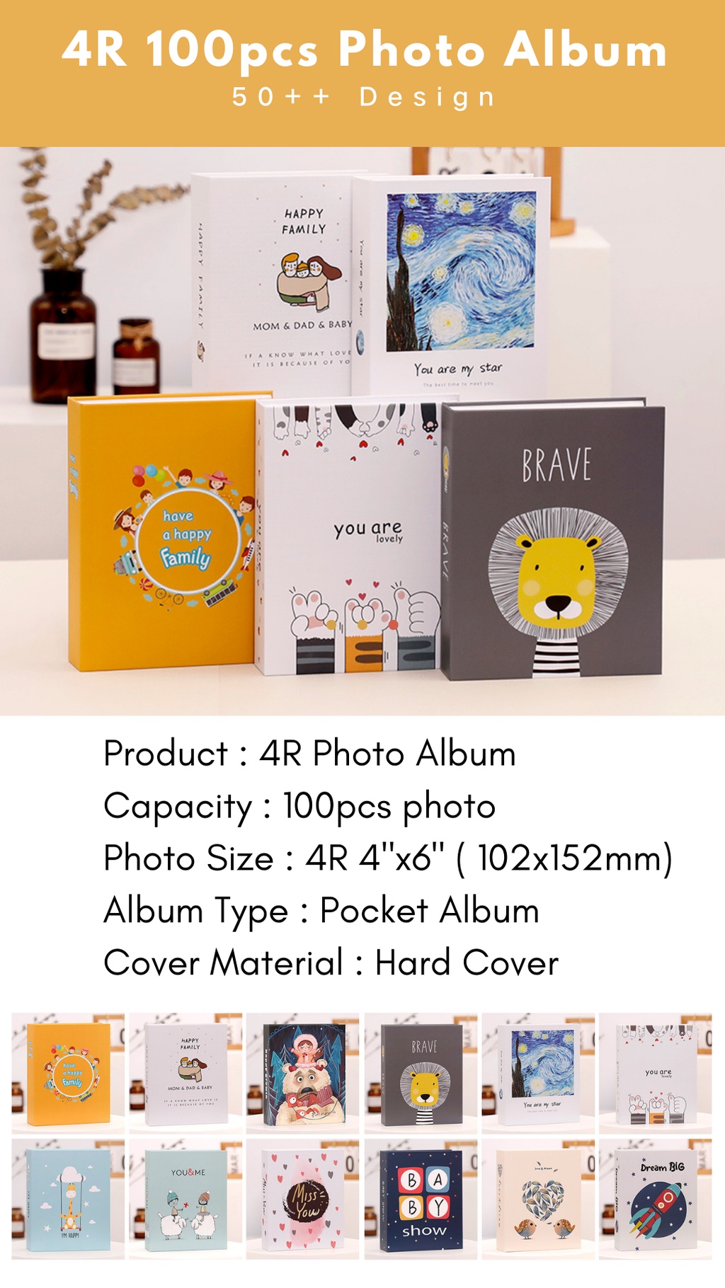 4R Photo Album 100, 4R Album 80, Gambar 4R 🔥Korea Ins🔥(Ready Stock ...
