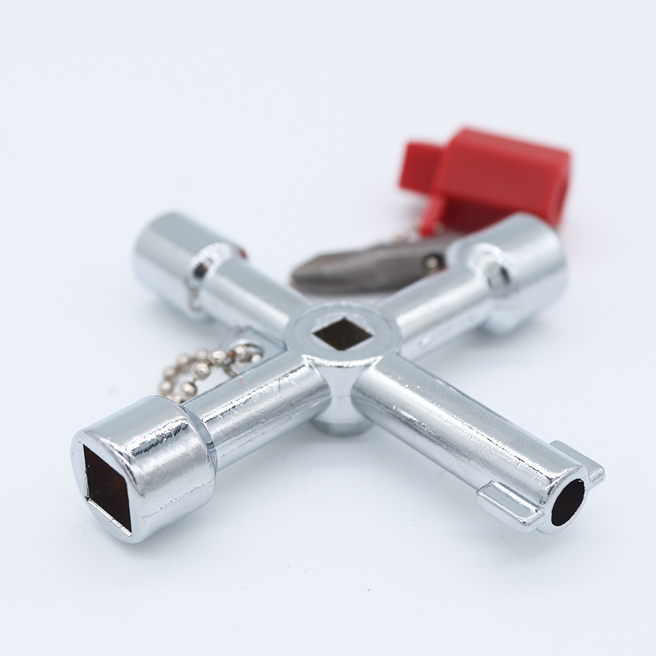 Multifunction 4 Ways Universal Triangle Wrench Key Plumber Keys ...