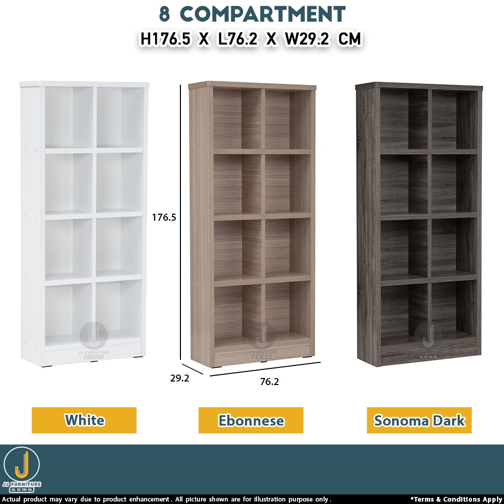 [JJ Furniture DIY] Havir Bookcase Bookshelf File Cabinet Storage Shelf ...