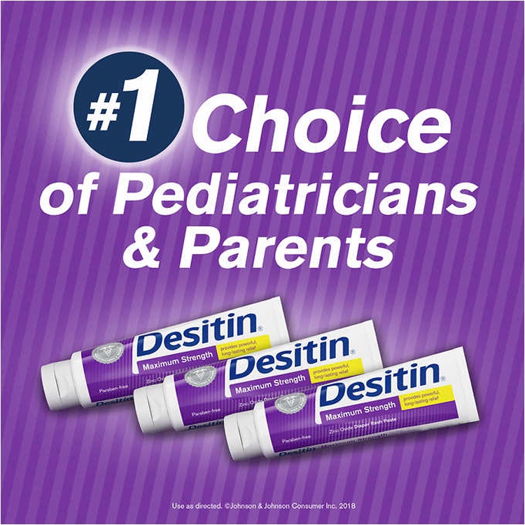 Desitin Maximum Strength Original Diaper Rash Paste Baby Cream/ Daily ...