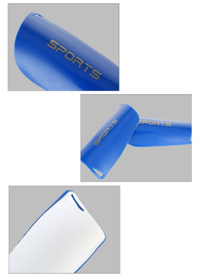 1 PASANG Shin Pad Guard Pads Protector Board Sport Support Football ...