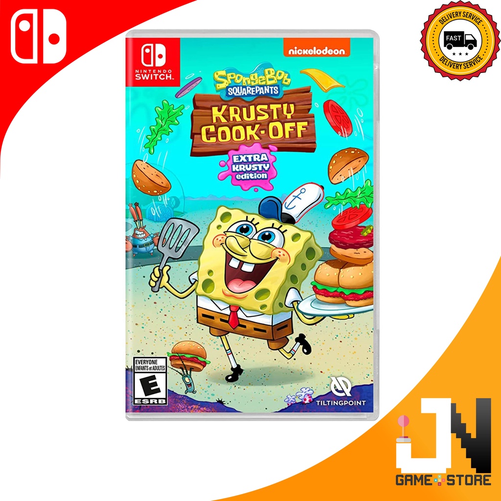 Nintendo Switch Spongebob Squarepants Krusty Cook Off Extra Krusty ...