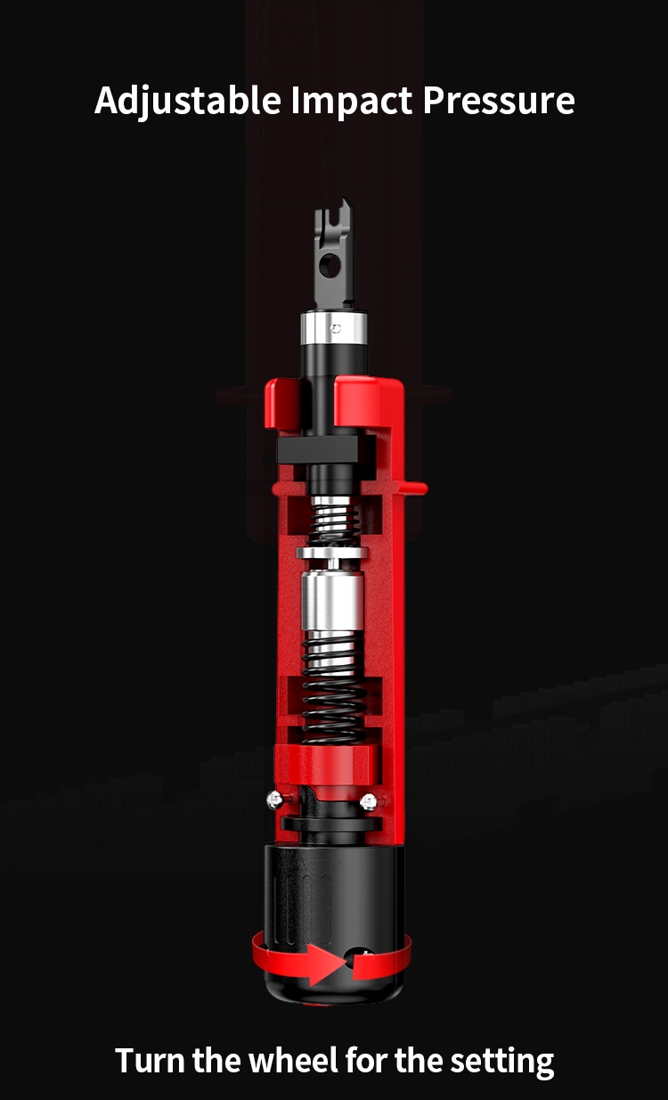 AMPCOM Punch Down Tool Type 110 Network Cable with Two Blade Telephone ...