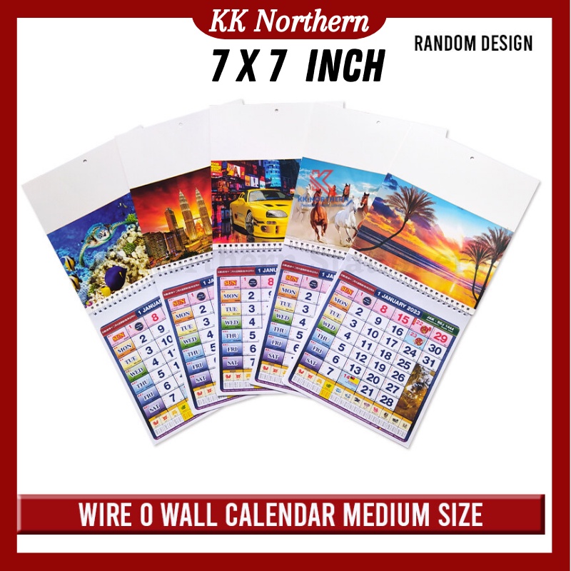 Wall Calendar Race Horse Kalendar Kuda 2023 Senarai Cuti Umum 跑马日历 ...