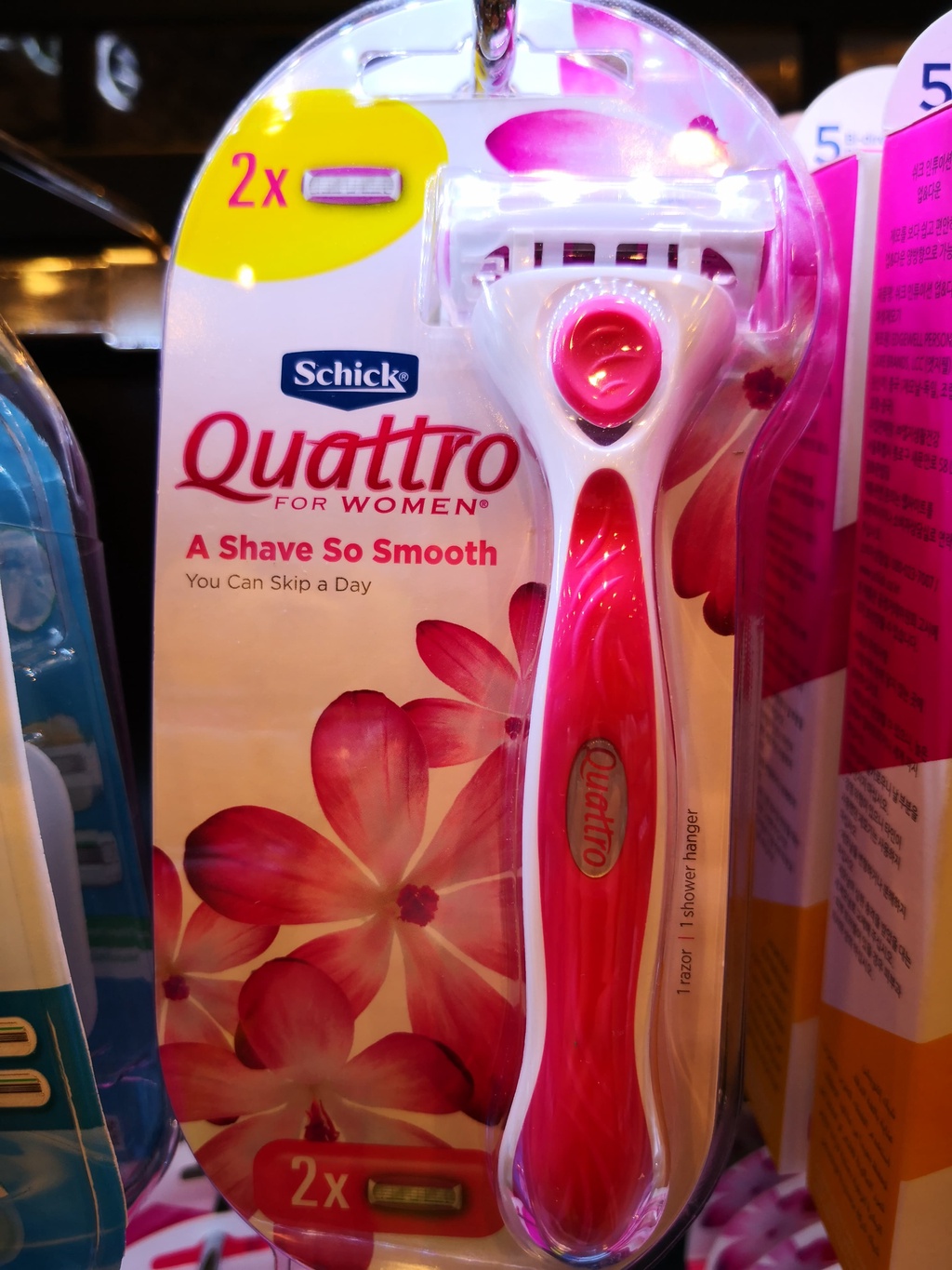 Schick intuition Sensitive Care 4 blades plus kit 2 ( No need Shave Gel ...