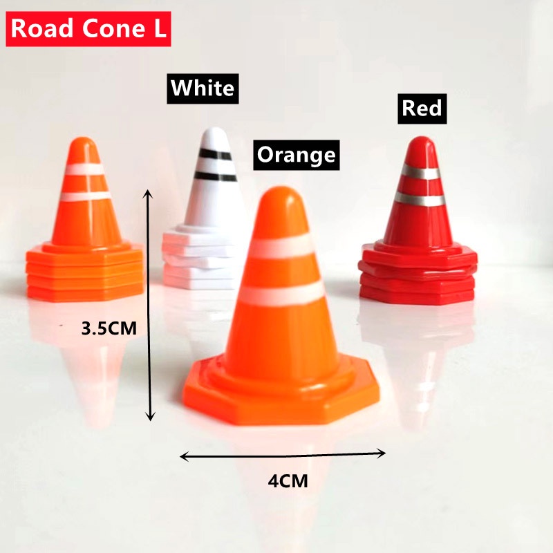 FY Miniature Road Barrier Red White Traffic Cone Penghadang Hotwheels ...