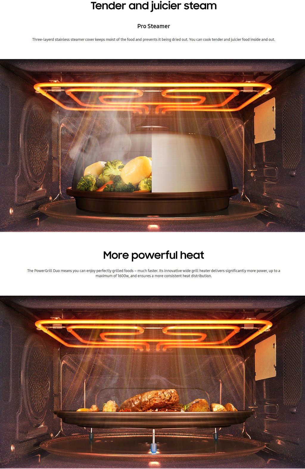 Samsung 35L Convection Microwave Oven With Hot Blast MC35R8088LV/SM ...