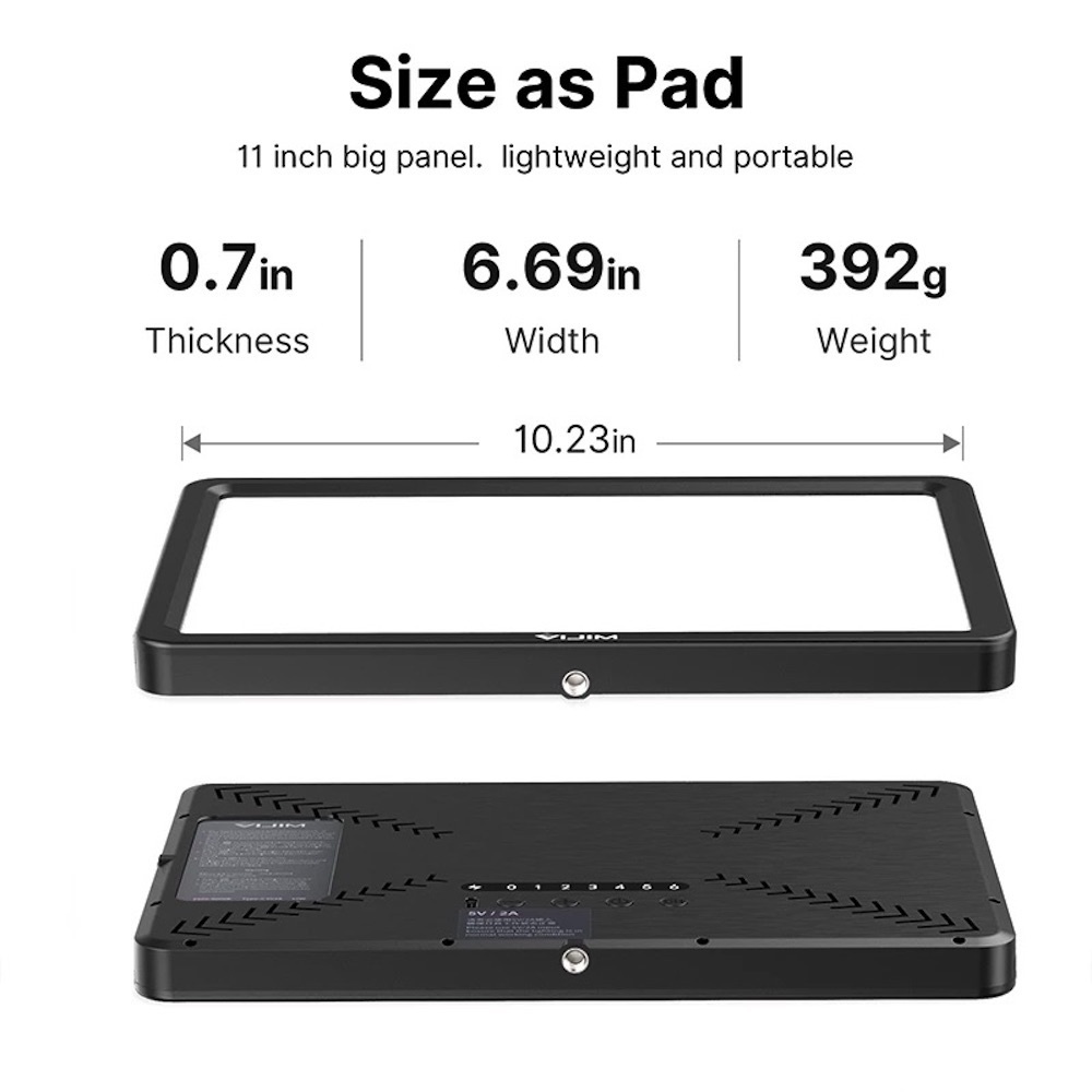 ULANZI VIJIM K20 11-inch LED Panel USB Desktop Table Studio Fill Light ...