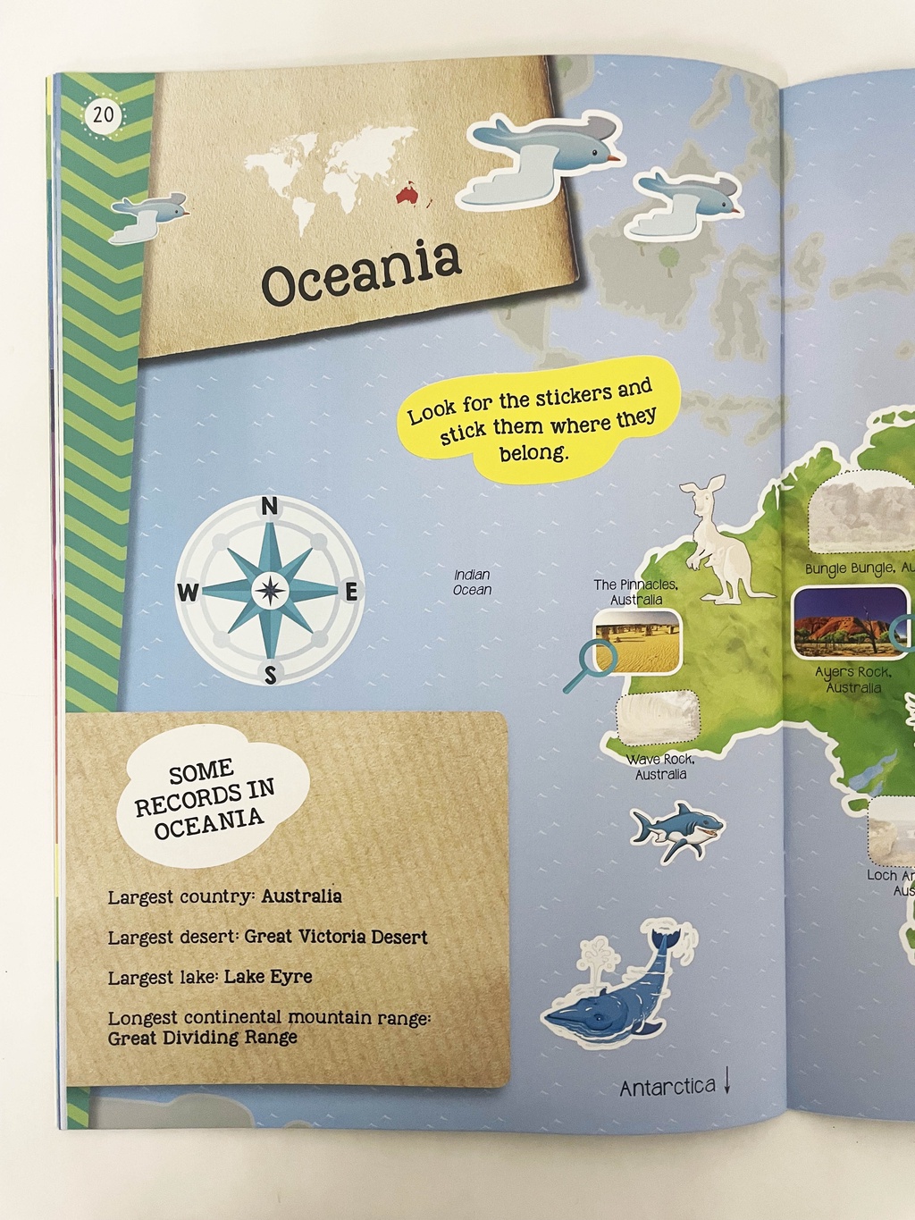 Wonders of the World Atlas Activity Book with Stickers & Poster For ...