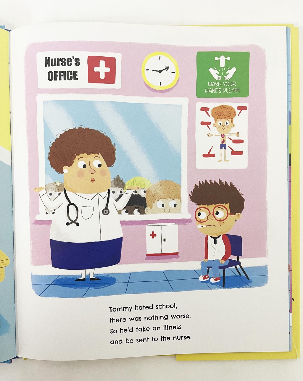 Tommy Tummy Ache Hardcover Story Book For Kids to Read With Beautiful ...