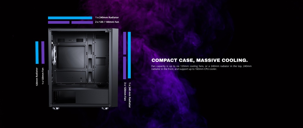 Invasion M-ATX Mini-Tower Case - M-102/M202 (Black/White) | Shopee Malaysia