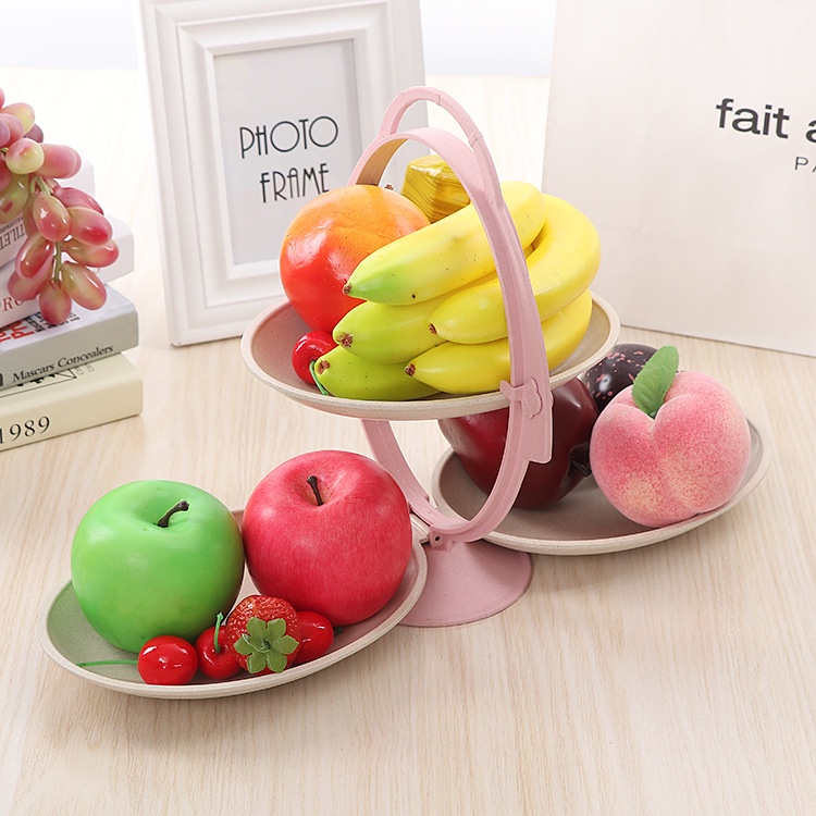 HOME PRIME KD09 3 LAYER Portable Food Fruit & Snack Foldable Portable ...