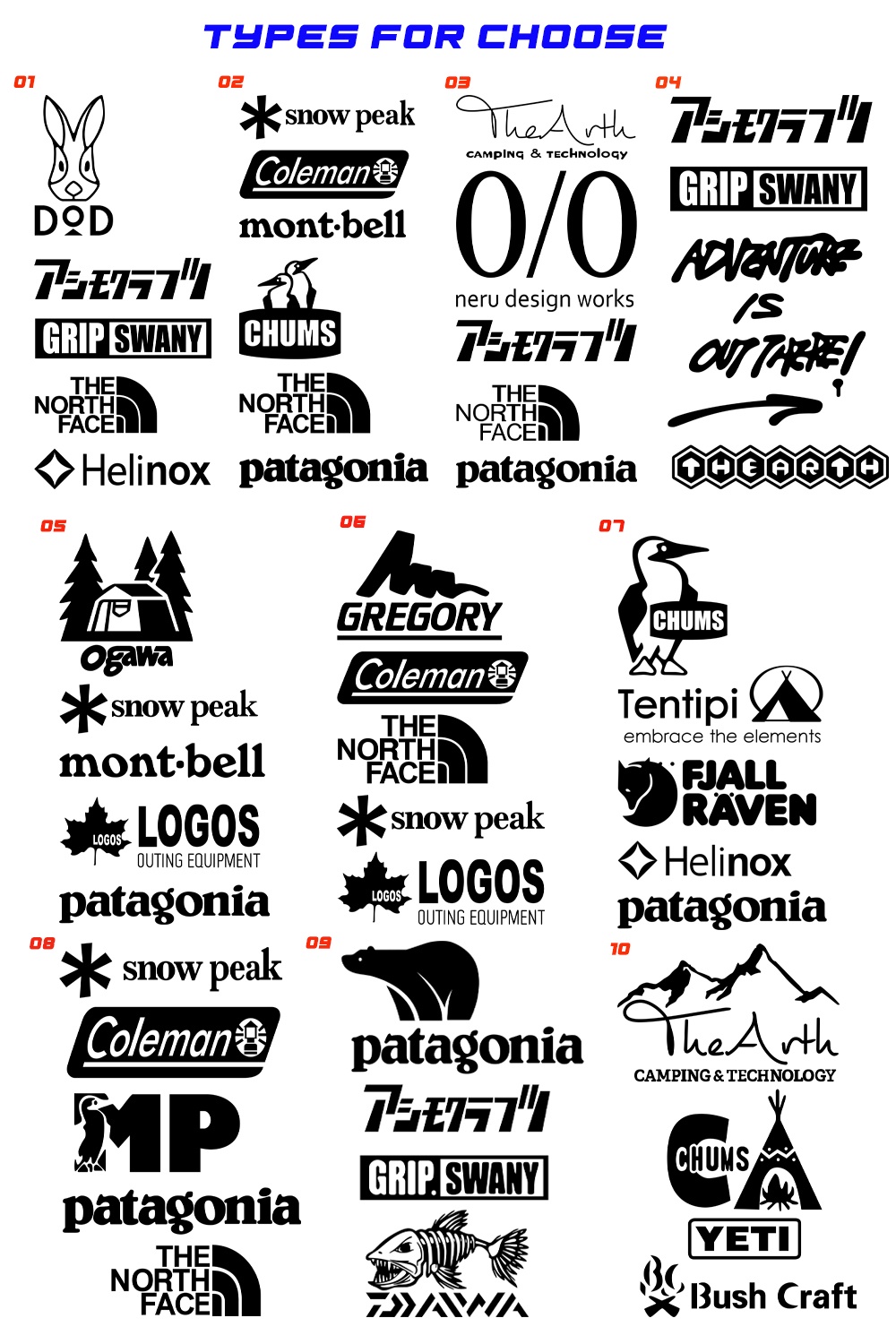 1PC DOD Car Rear Windshield Sticker Helinox CHUMS Outdoor Camper Car ...