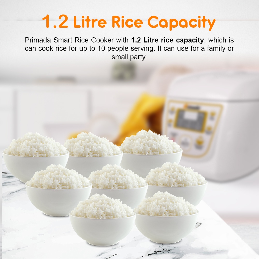 Primada Smart Rice Cooker PSCL301 | Shopee Malaysia