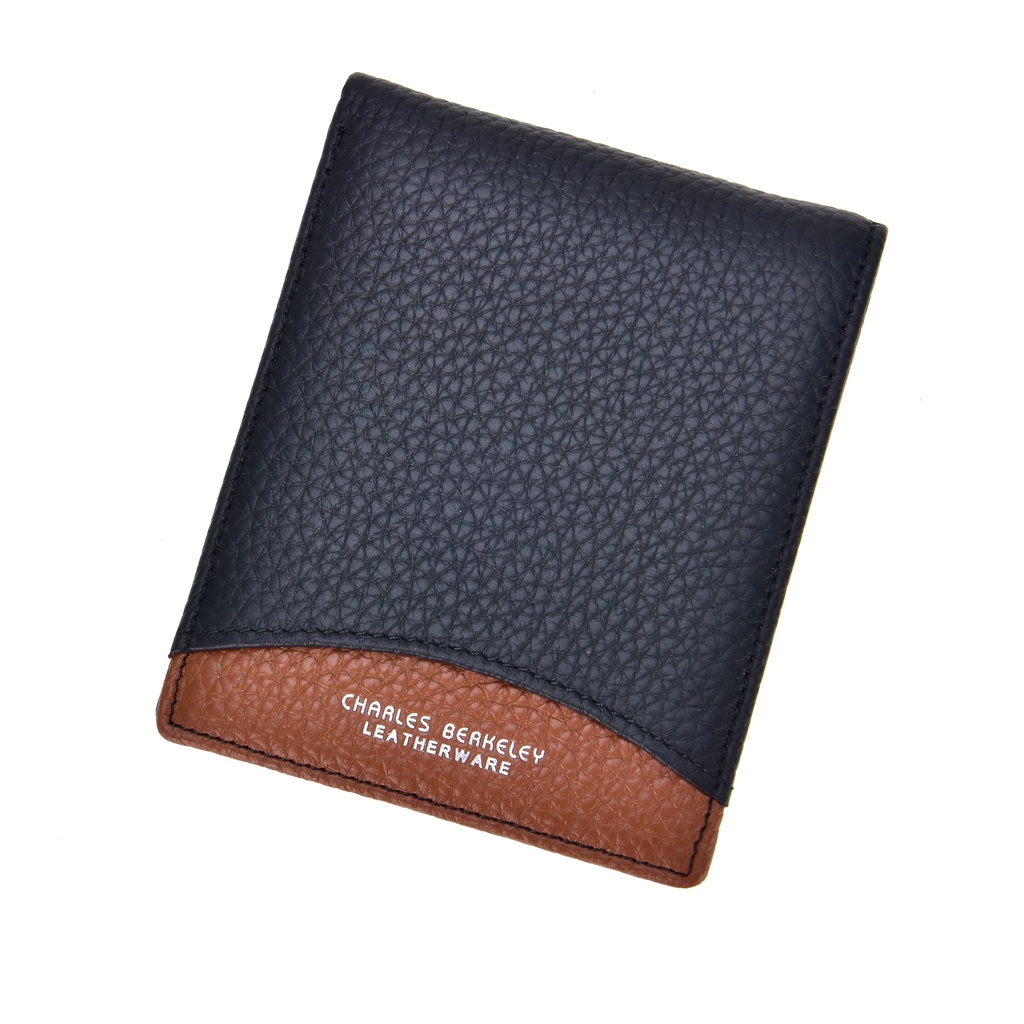 Charles Berkeley REGENT Promo Leather Short BiFold Wallet for Men with ...