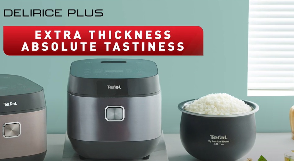 Tefal 1.8L Rice Cooker RK776B Delirice Plus ( 10 cups ) 14 cooking ...