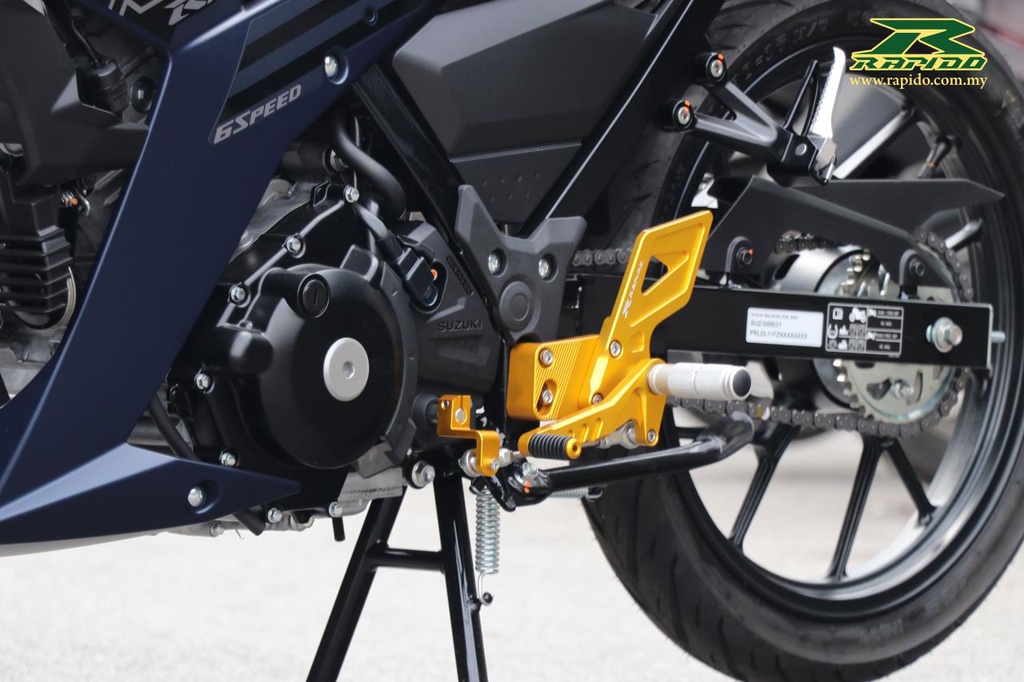 Rapido Racing Footrest Raider 150 Suzuki Tapak Kaki Single Racing ...