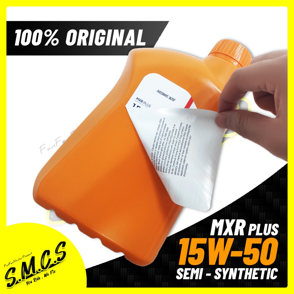 REPSOL 4T 15W50 MXR PLUS 1.2L [NEW] XR Tech SEMI SYNTHETIC 100%ORIGINAL ...