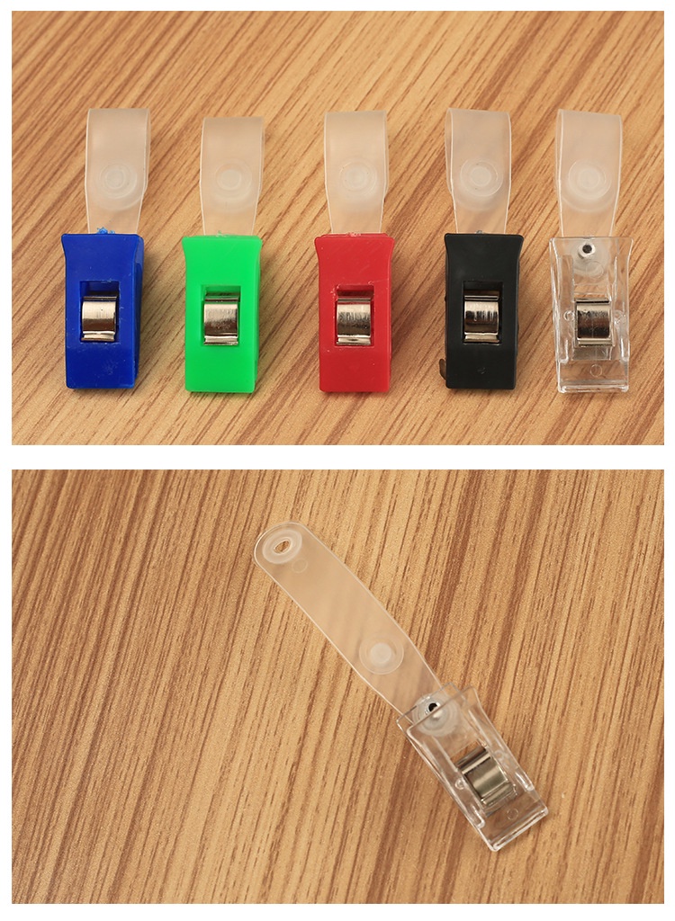 Name Badge Clip Holder PVC Clip Kad Holder NameTag Clip | Shopee Malaysia