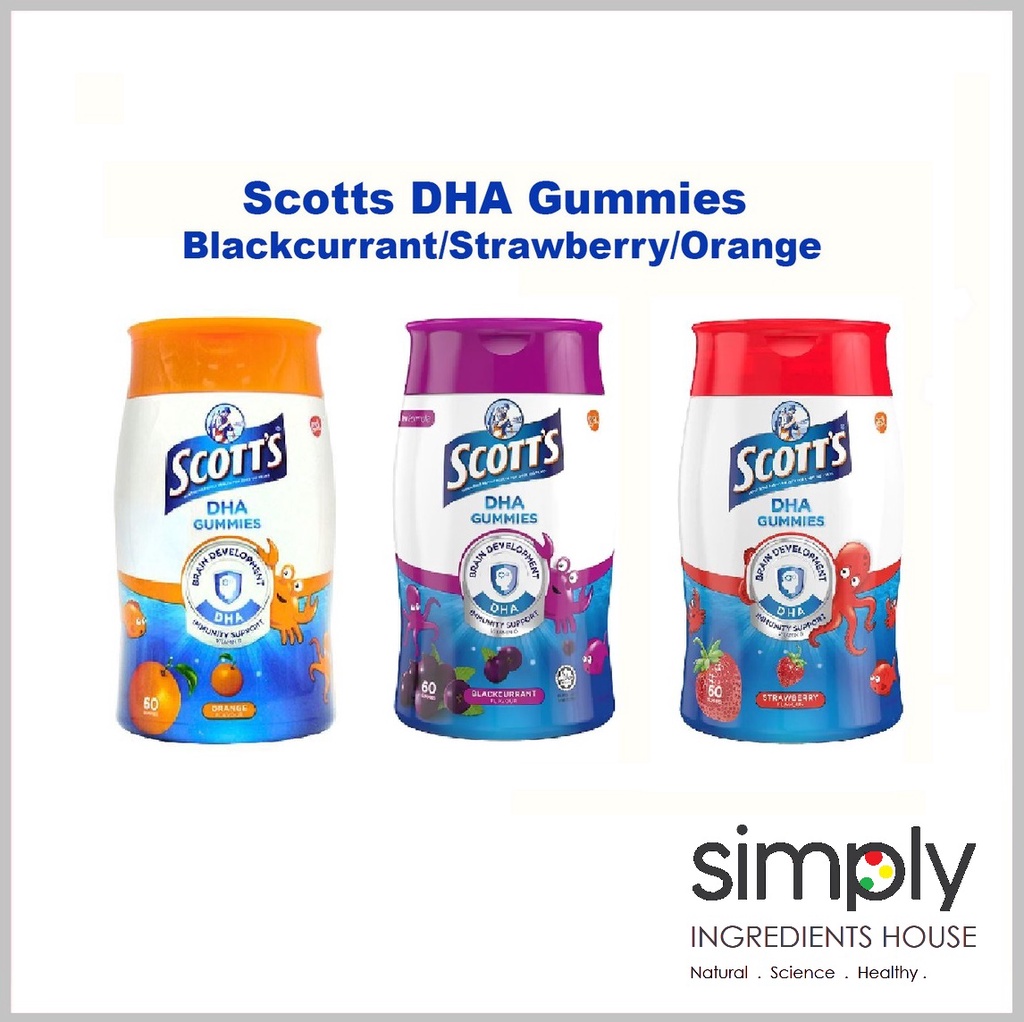 Scott's DHA Gummies/Multivitamin Gummy 60s/ Vitamin C Pastilles/ Pastil ...