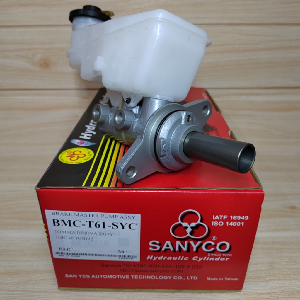 TOYOTA INNOVA TGN140 2017Y BRAKE MASTER PUMP CYLINDER BMC-T61-SYC ...