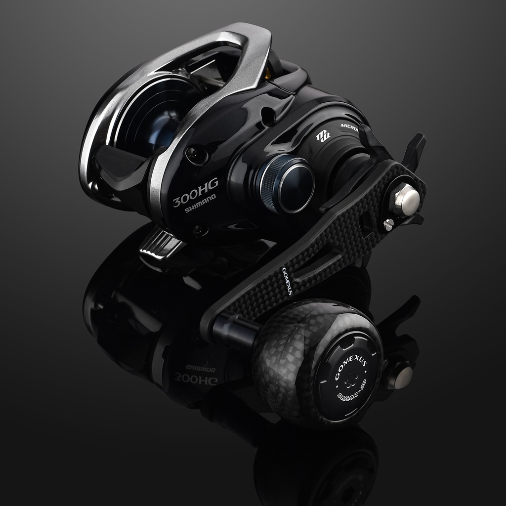 Gomexus 75mm BC Power Handle Jigging Carbon for Shimano Calcutta ...