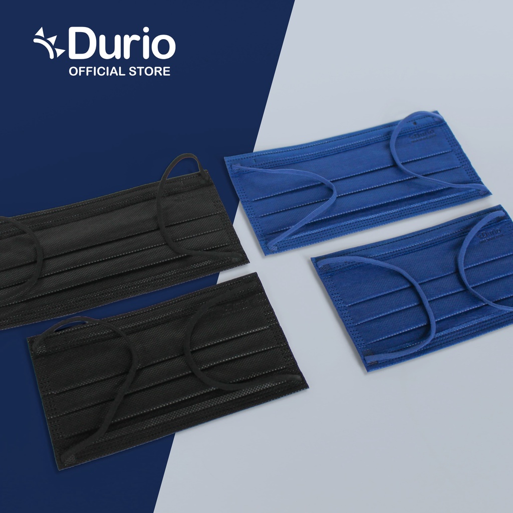 Durio 555 PLUS 4 Ply Surgical Face Mask - For Bigger Face (40 Pcs ...