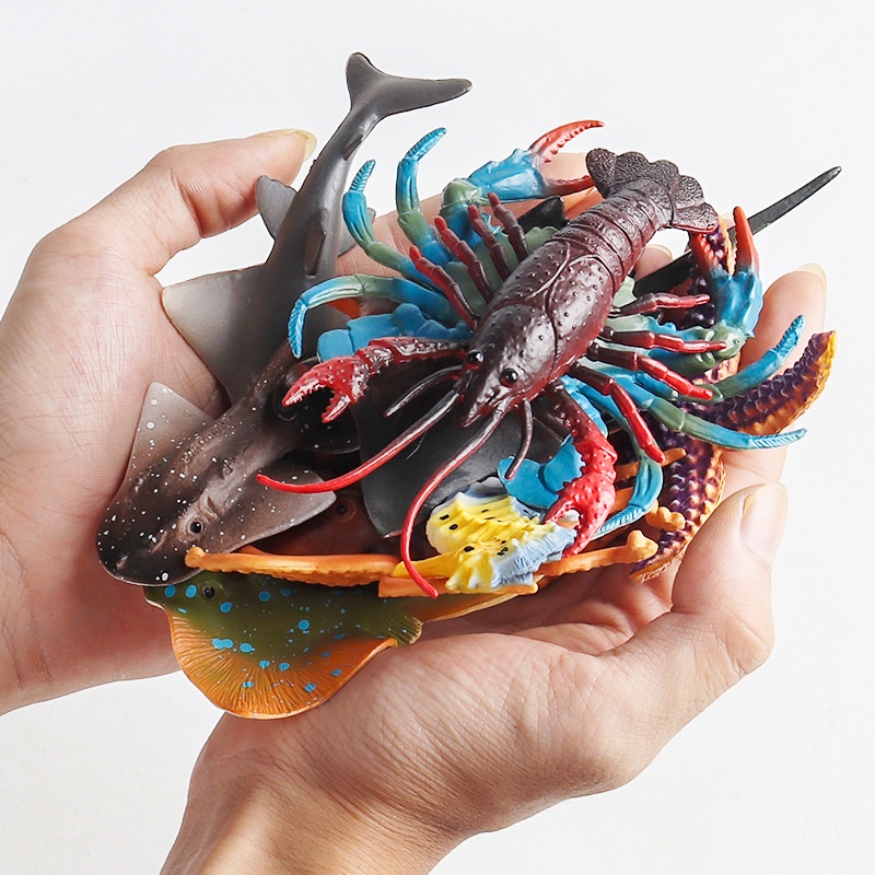 ocean lobster octopus crab devil fish suit model kids education toys ...