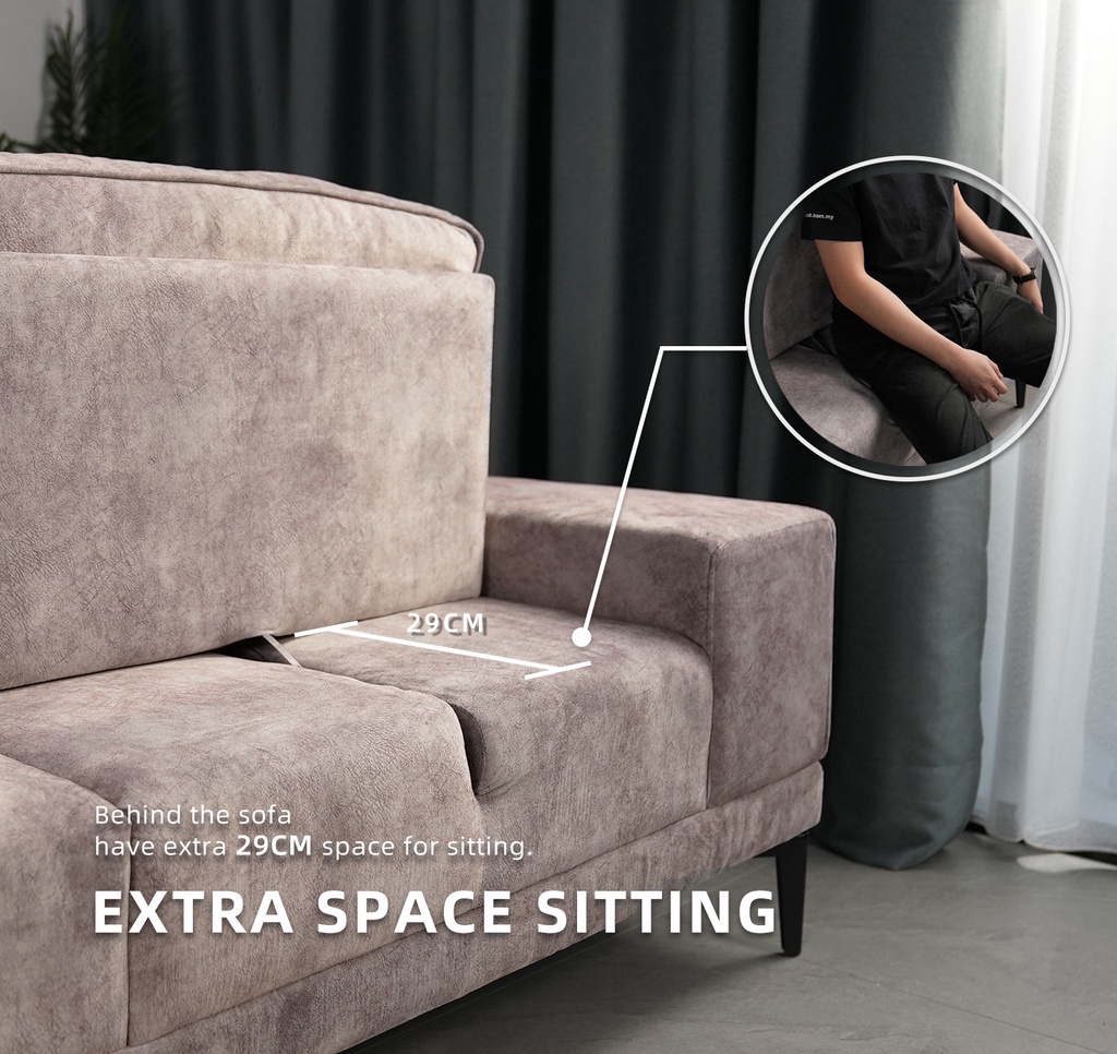 [FREE Shipping & FREE Installation] KitchenZ 3 Seater L-Shape Sofa Adjustable Backrest LEFT ...