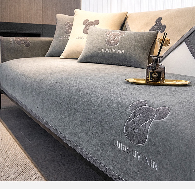 1 2 3 4 Seater & Combination Sofa Cover Cushion Four Seasons Durable ...